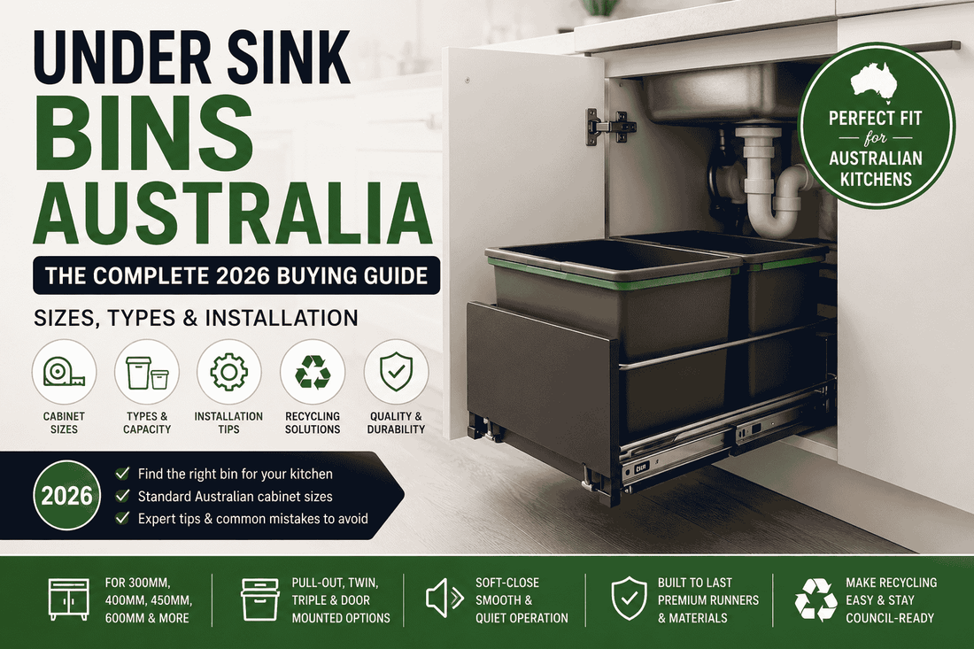 Under Sink Bins Australia: The Complete 2026 Buying Guide (Sizes, Type ...